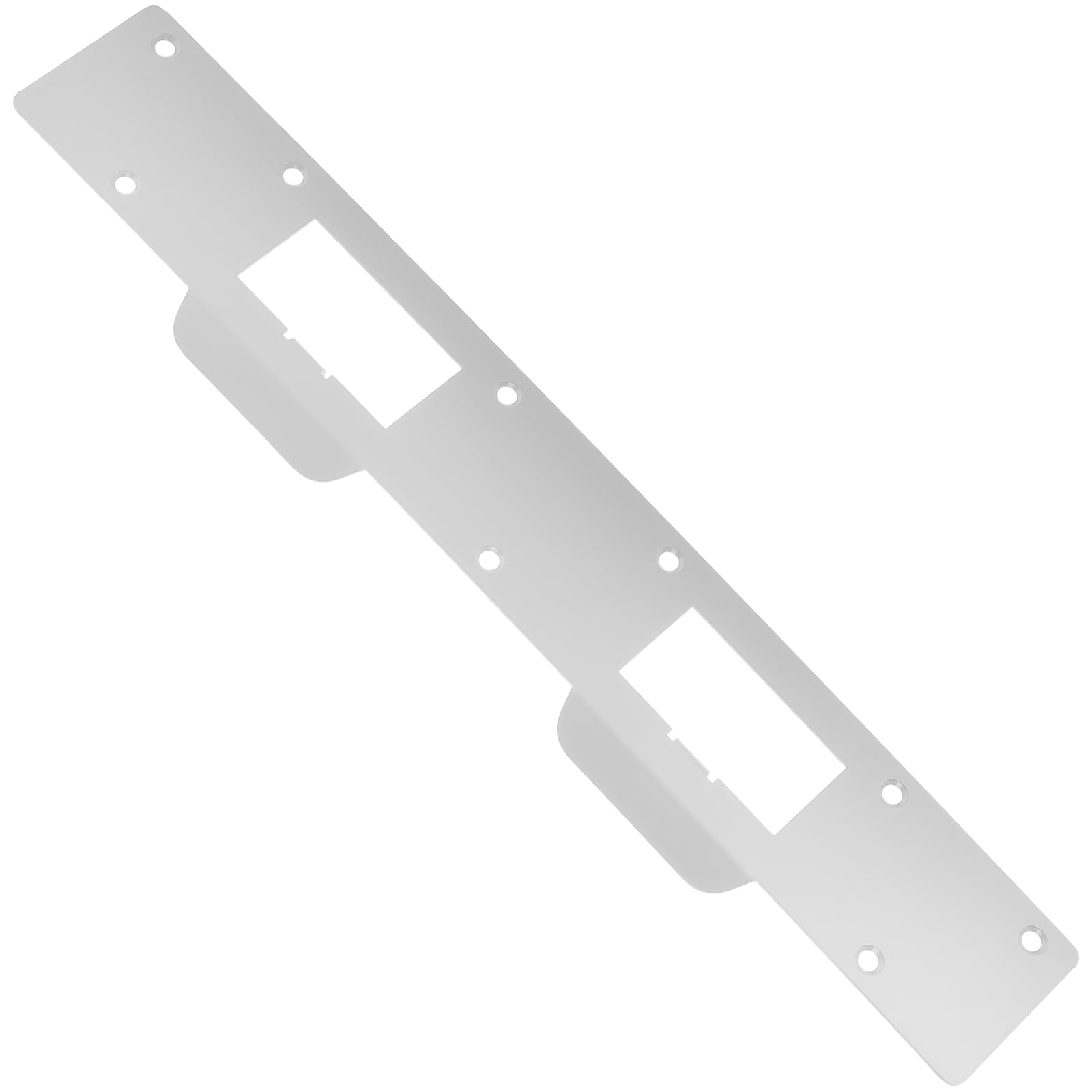 Heavy Duty Metal Gate Latch Plate Lock with Security Strike Plate for ...