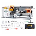 Metal Lathe Machine 7x14 Inch, 500W Variable Speed Metalworking Lathe ...