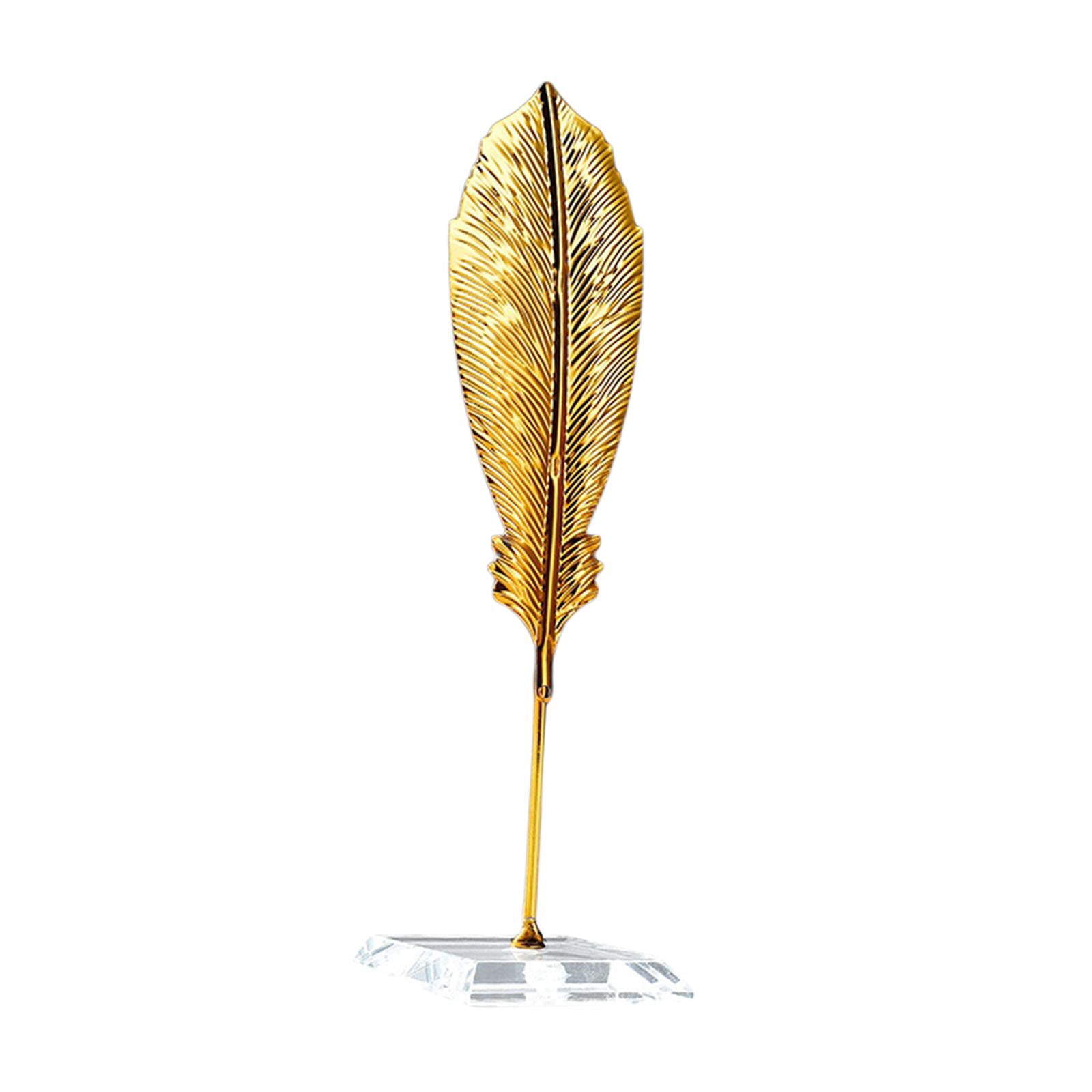 Metal Leaf Statue, Leaf Sculpture, Leaf Figurine Leaf Decorations ...
