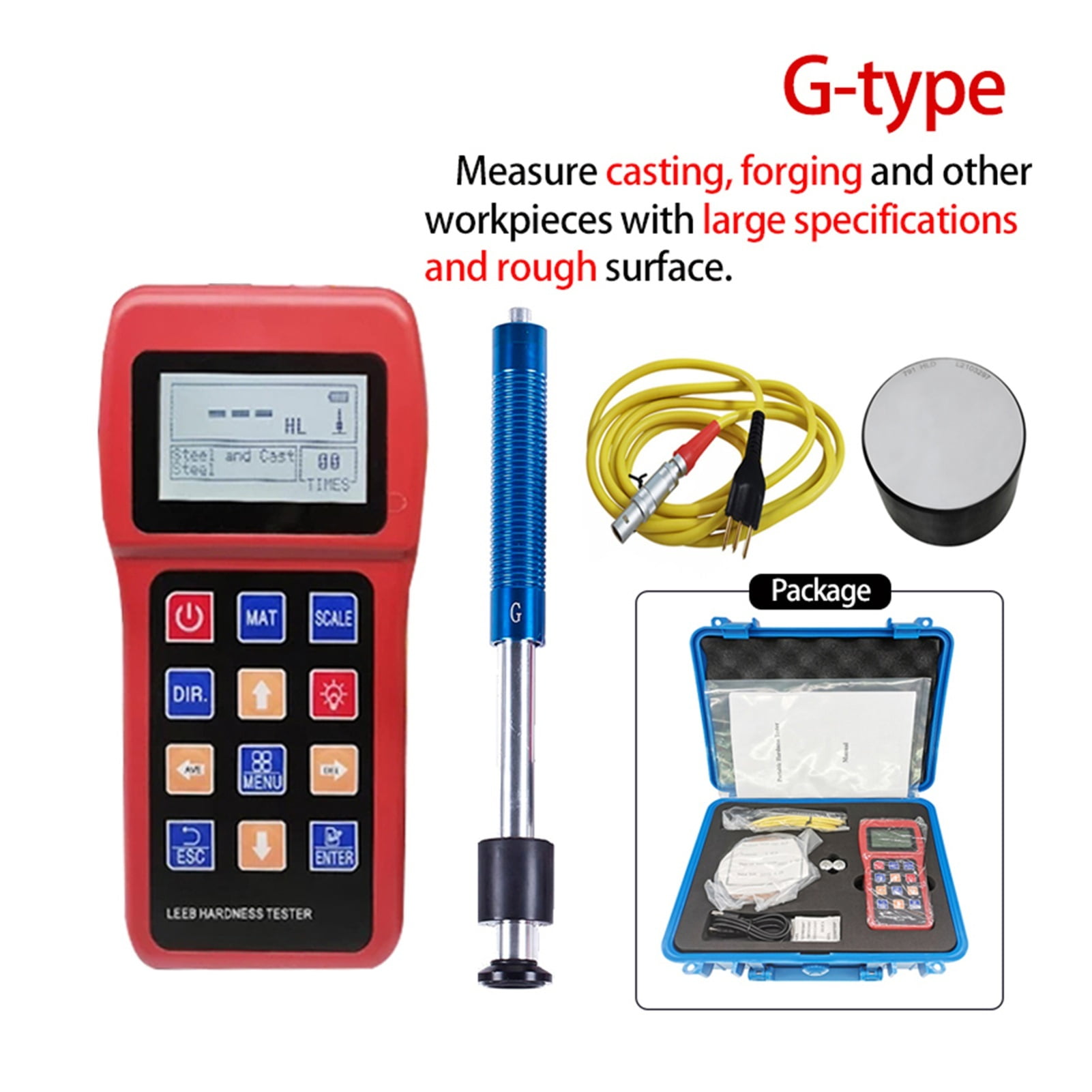 Metal Leeb Hardness Tester,Stainless Steel Alloy Copper Hardness ...