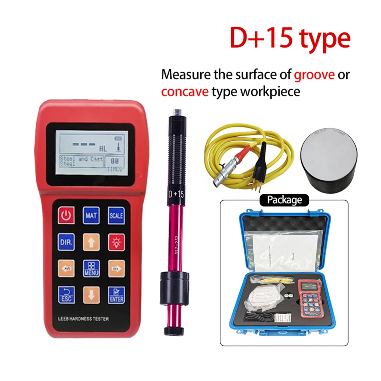 Metal Leeb Hardness Tester,Stainless Steel Alloy Copper Hardness ...