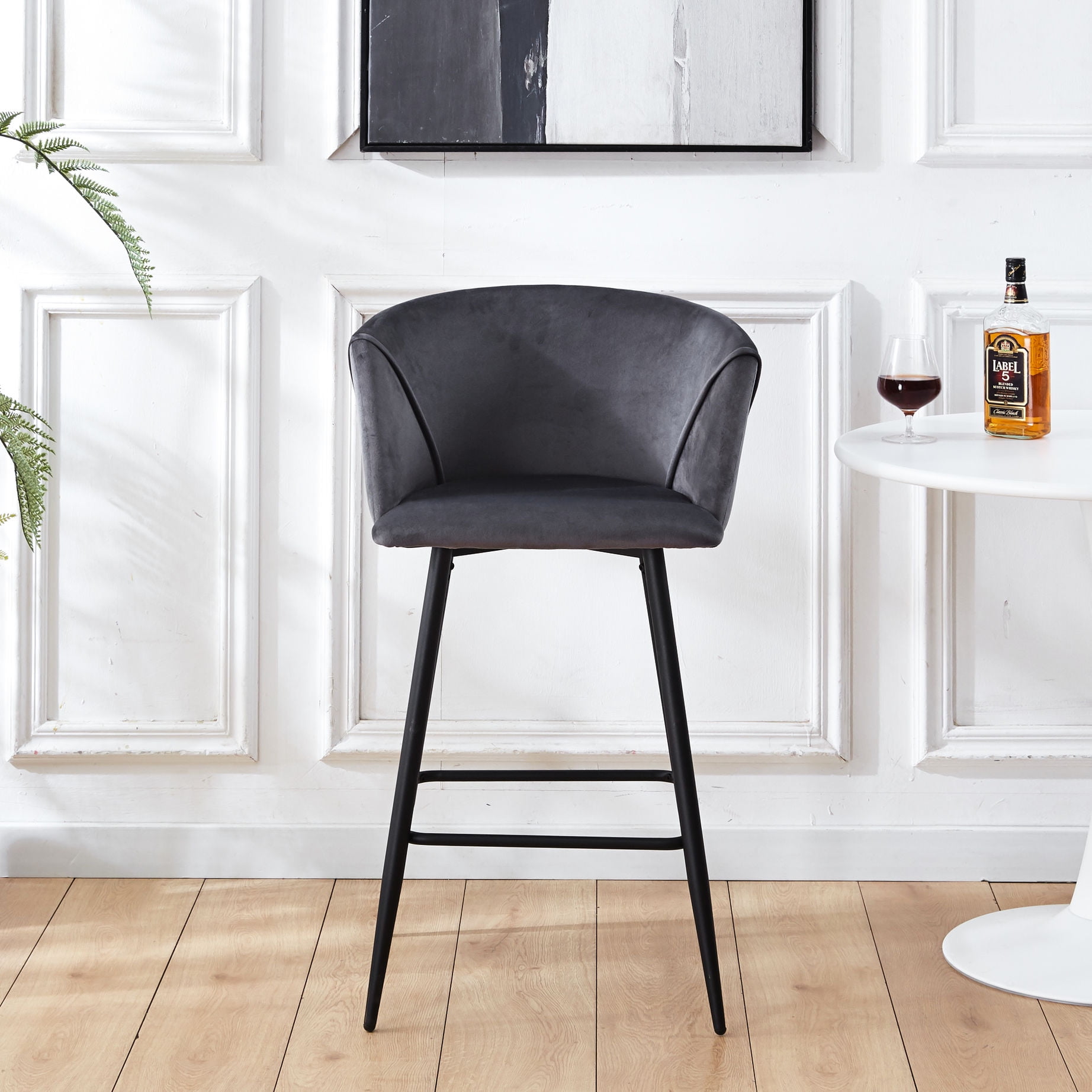 Metal Legs, Ergonomic Seat | Great for Restaurant, Kitchen, Adds Style ...