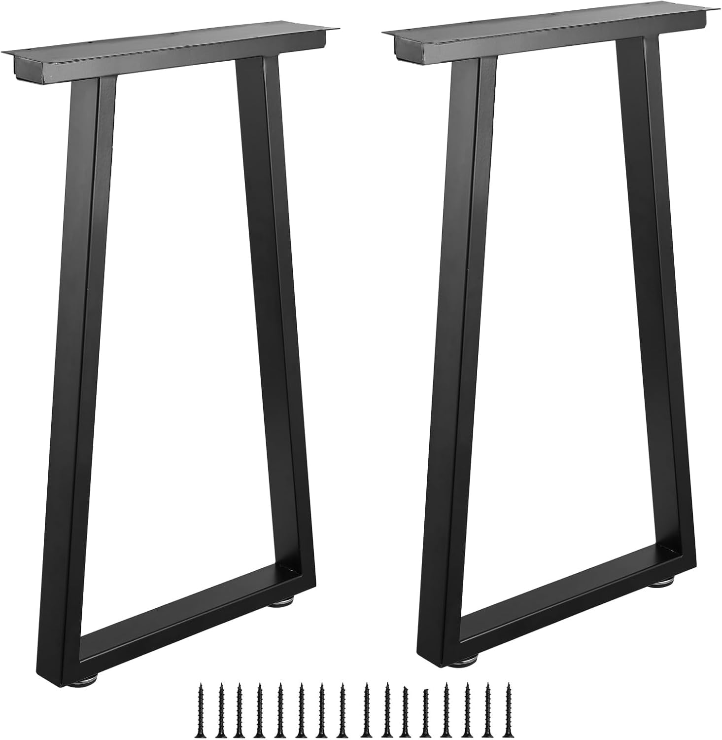 Metal Legs for Table 28 inch Trapezoid Shape Dining Table Legs Heavy ...