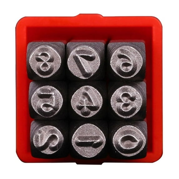 Metal Letter Punches Embossing Tool 3mm Leather Number Letter Stamper ...