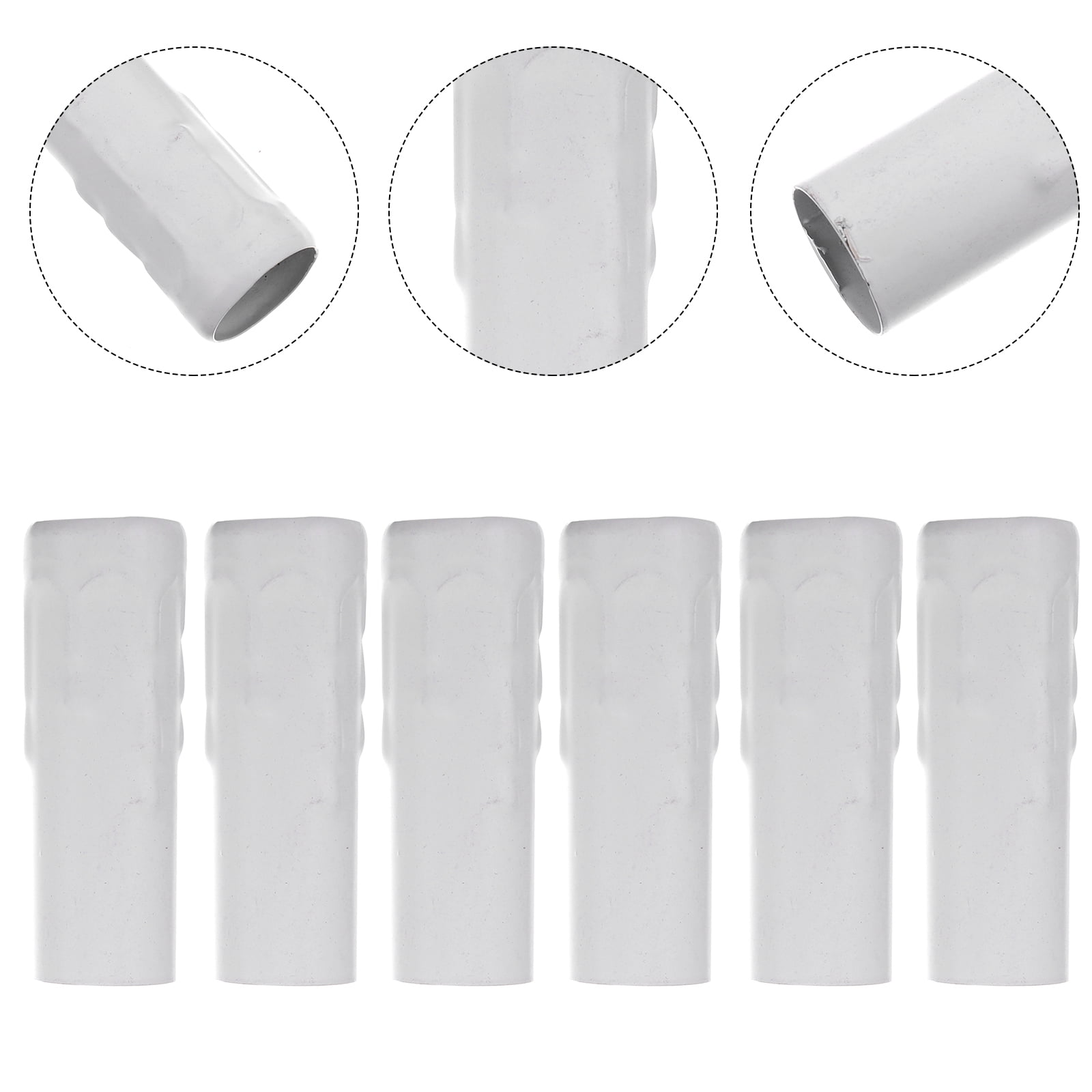 Metal Light Socket Covers: 6pcs E14 Lampholder Cover Sleeve Base ...