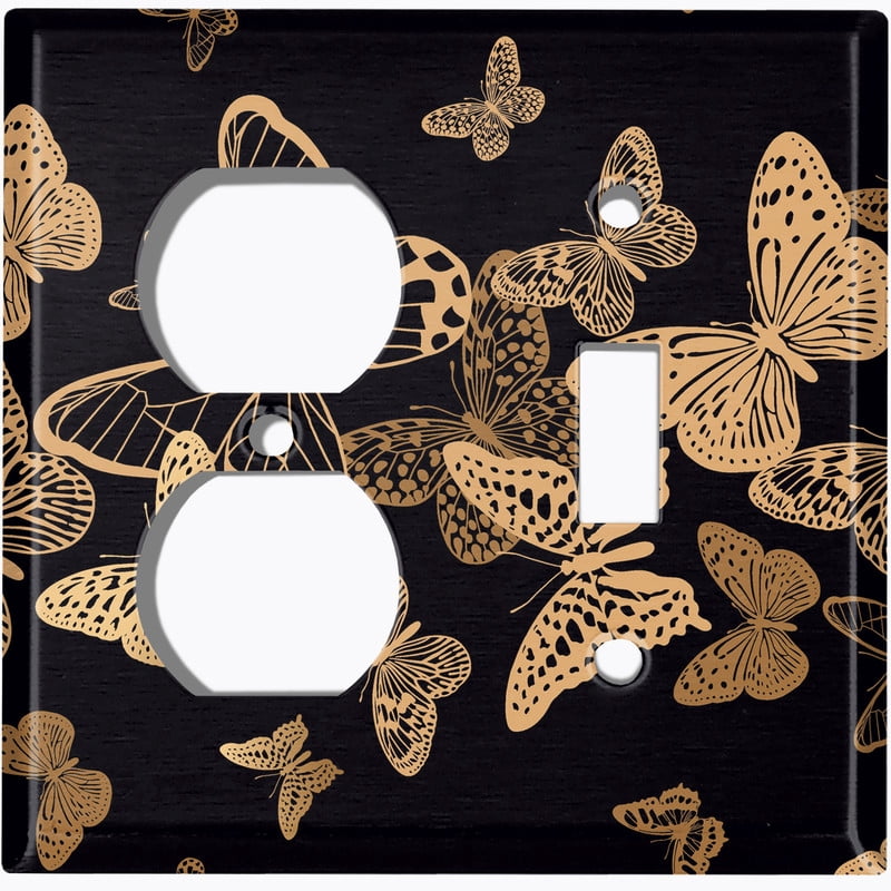 Metal Light Switch Wall Plate Outlet Cover (Printed Image of ...