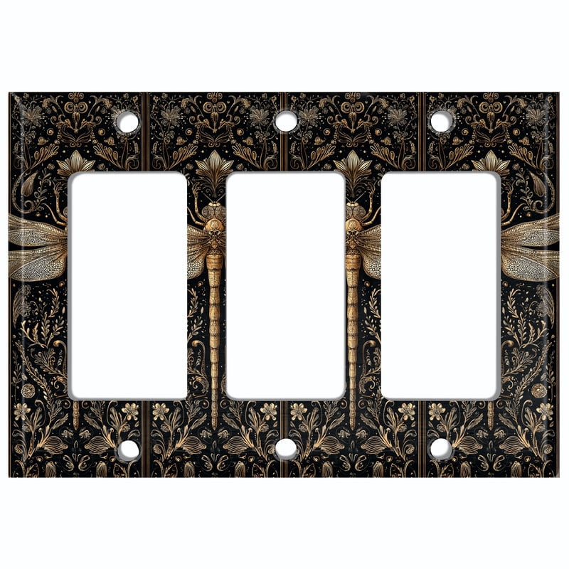 Metal Light Switch Wall Plate Outlet Cover (Printed Image of Intricate ...