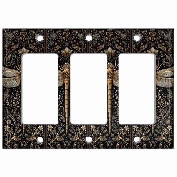 Metal Light Switch Wall Plate Outlet Cover (Printed Image of Intricate ...