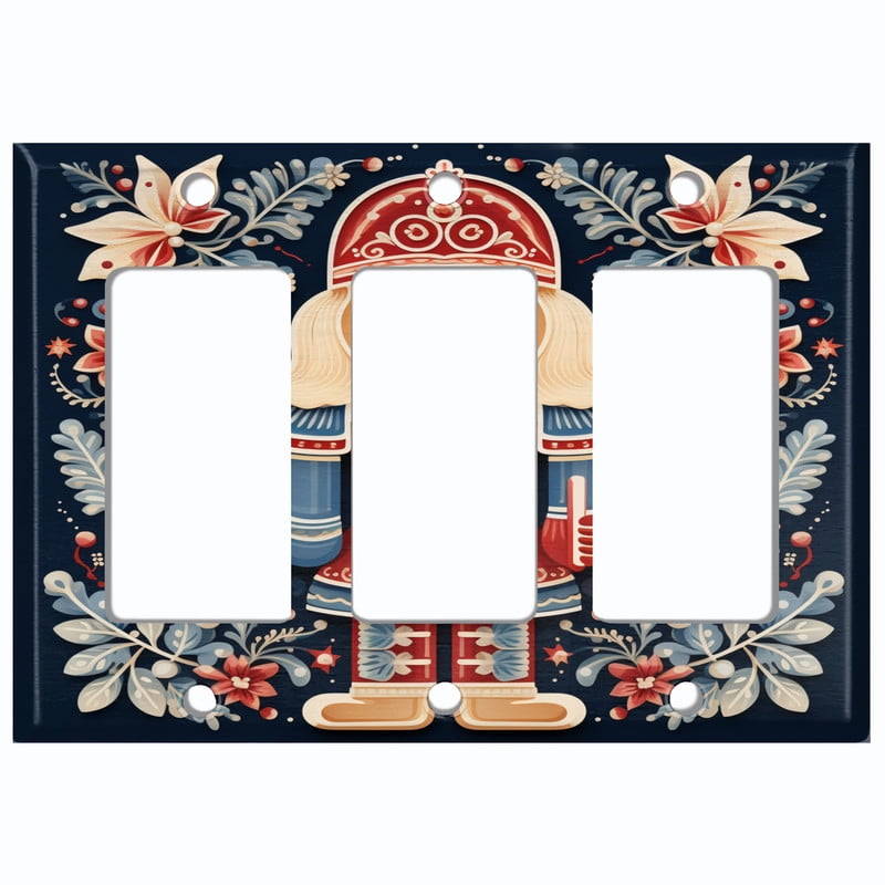 Metal Light Switch Wall Plate Outlet Cover (Printed Image of Nutcracker ...