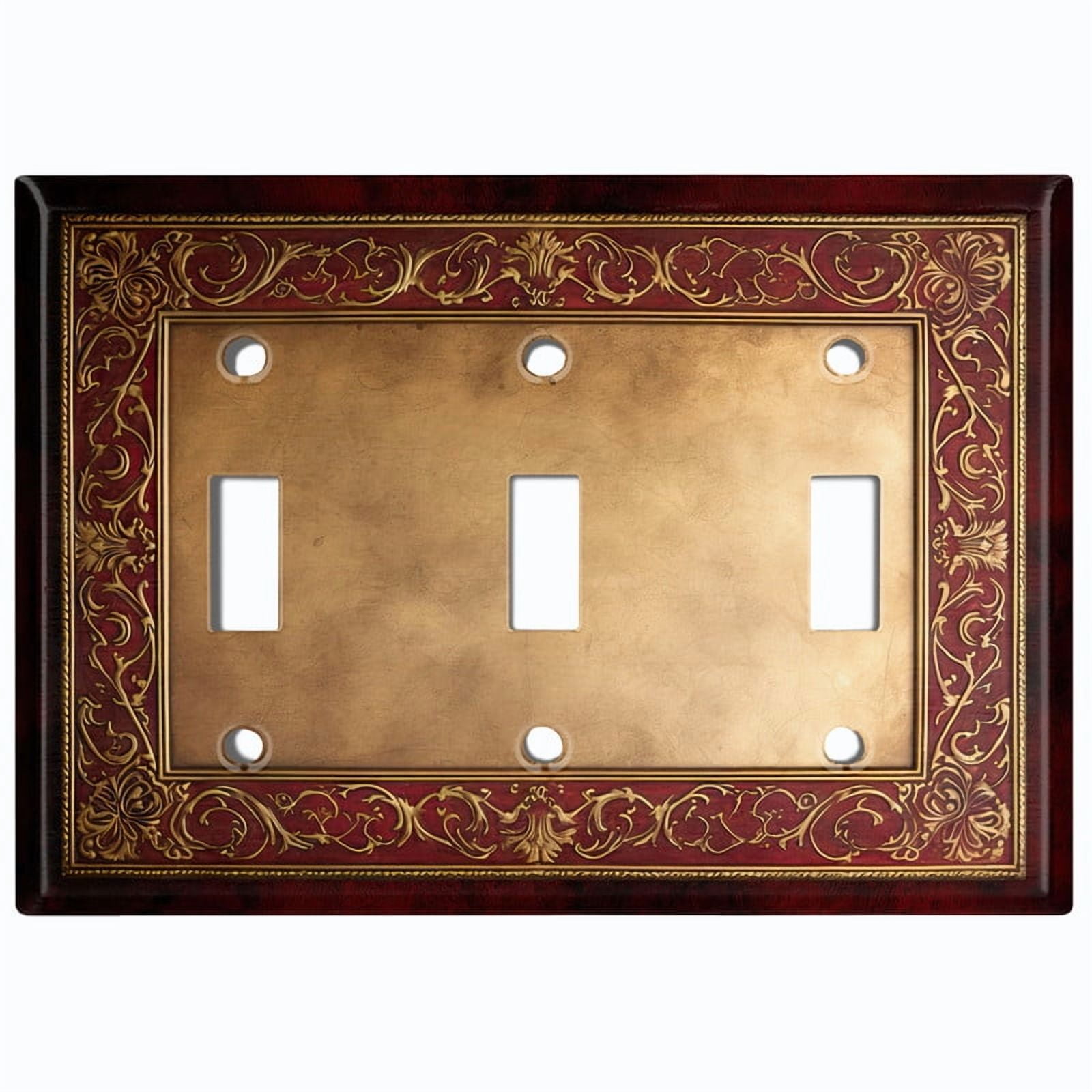 Metal Light Switch Wall Plate Outlet Cover (Printed Image of Rustic ...