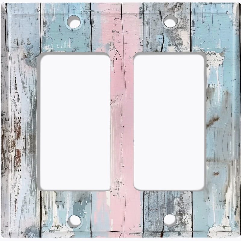 Metal Light Switch Wall Plate Outlet Cover (Printed Image of Rustic ...