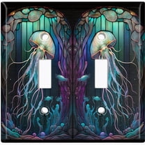 Metal Light Switch Wall Plate Outlet Cover (Printed Image of Starfish ...