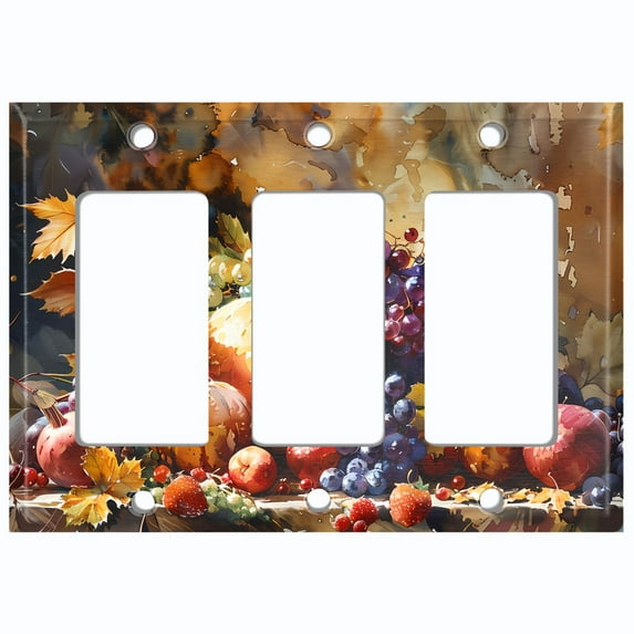 Metal Light Switch Wall Plate Outlet Cover (Printed Image of Still life ...