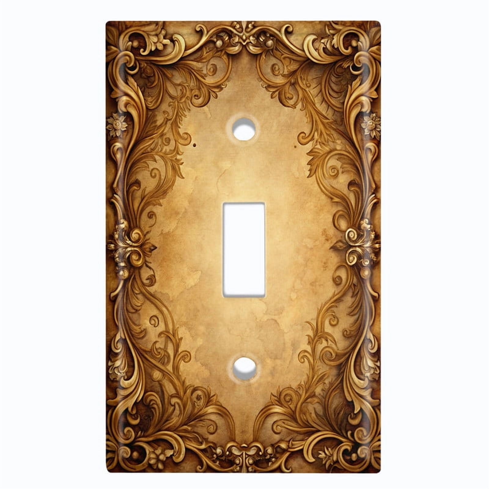 Metal Light Switch Wall Plate Outlet Cover (Printed Image of Vintage ...