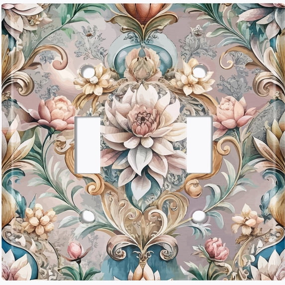 Metal Light Switch Wall Plate Outlet Cover (Printed Image of Vintage ...