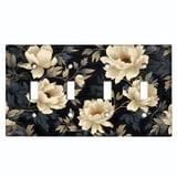 Metal Light Switch Wall Plate Outlet Cover (Printed Image of White ...