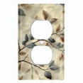 Metal Light Switch Wall Plate Outlet Cover (Rustic Tree Branch with ...