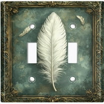 Metal Light Switch Wall Plate Outlet Cover (Rustic Dream Catcher ...