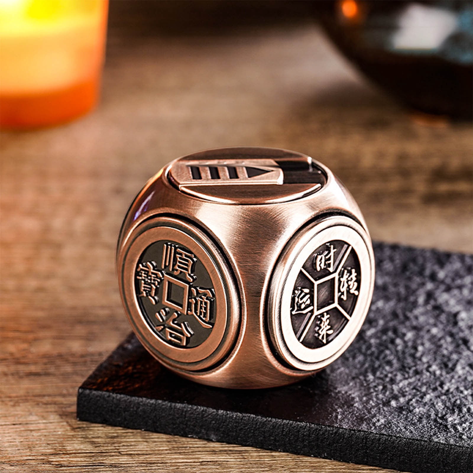 Metal Lighter, Lighter Red Flame Straight Metal Wind-proof Flame Size ...
