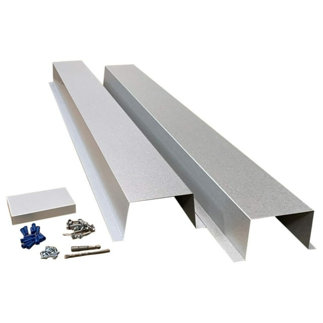 Metal Line Set Cover Kit for Mini Split and Central Air Conditioner ...