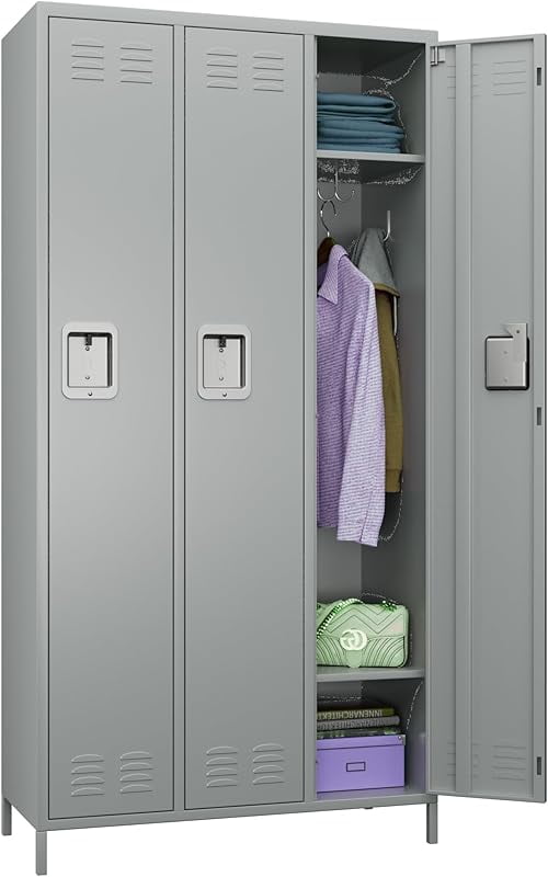 Metal Lockable Storage Locker 7 Small Doors and 1 Big Door, Metal ...