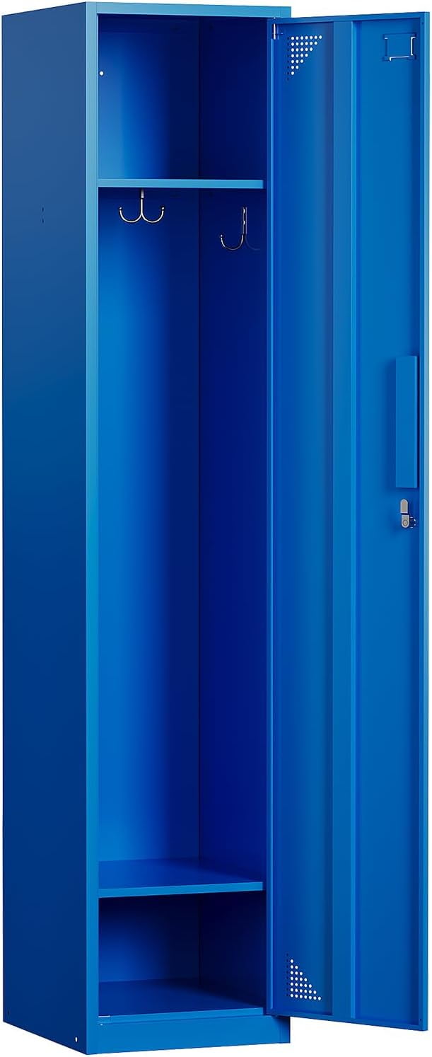 Metal Locker 1 Doors 71" Employees Locker Storage Cabinet Locker School ...