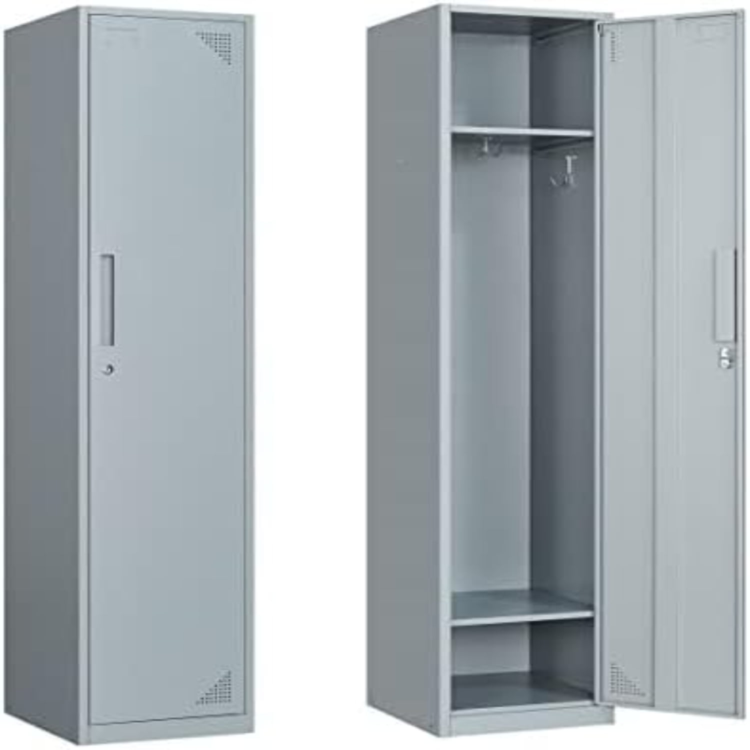 Metal Locker Cabinet Locker Organizer for Work 71" Cabinets for with ...
