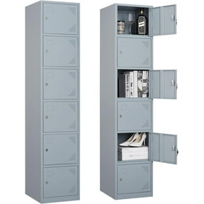 Fesbos Metal Lockers for Employees with Keys, 71" Employees Locker ...