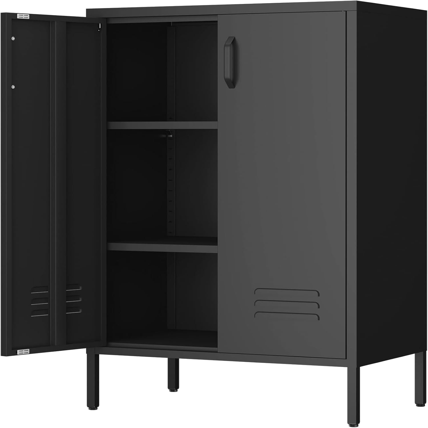 Metal Locker Storage Cabinet Locker Storage Cabinets with 2 Doors ...