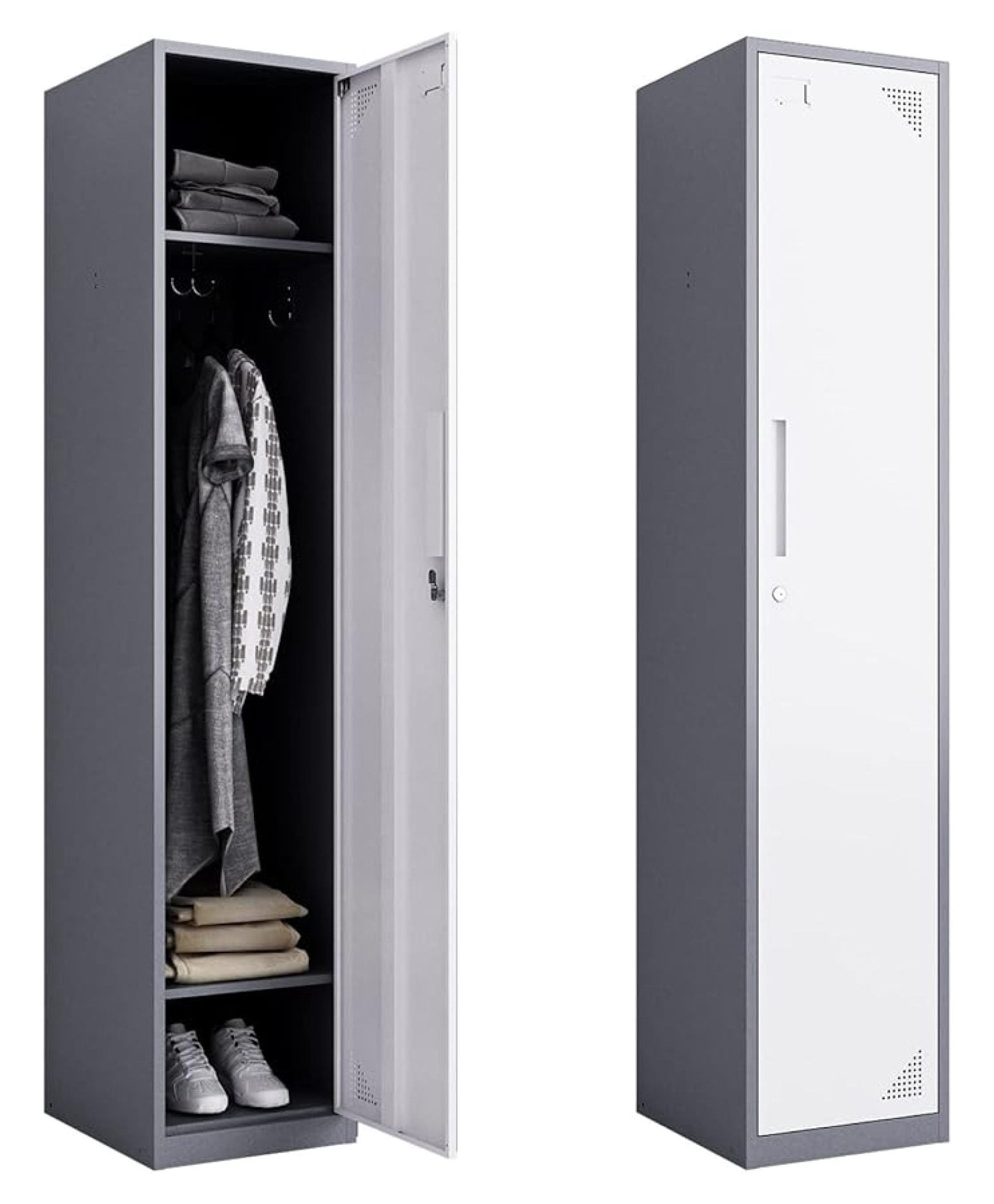 Metal Locker for Employees, Gym Locker with Keys, Metal Storage Locker ...
