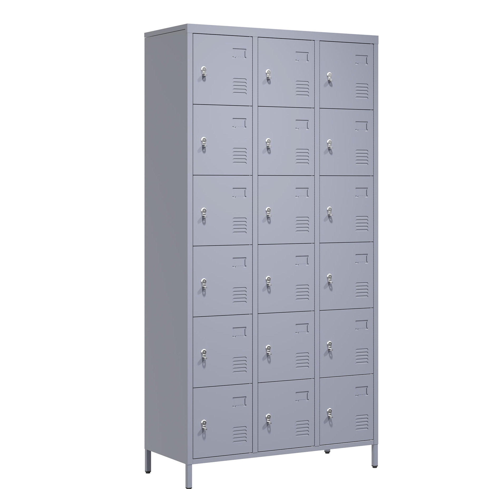 Metal Locker with 18 Door Storage | Ideal for Office, School and ...