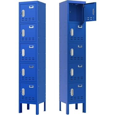 Topass Metal Storage Locker with Lockable Door, 71'' Clothing Coat ...