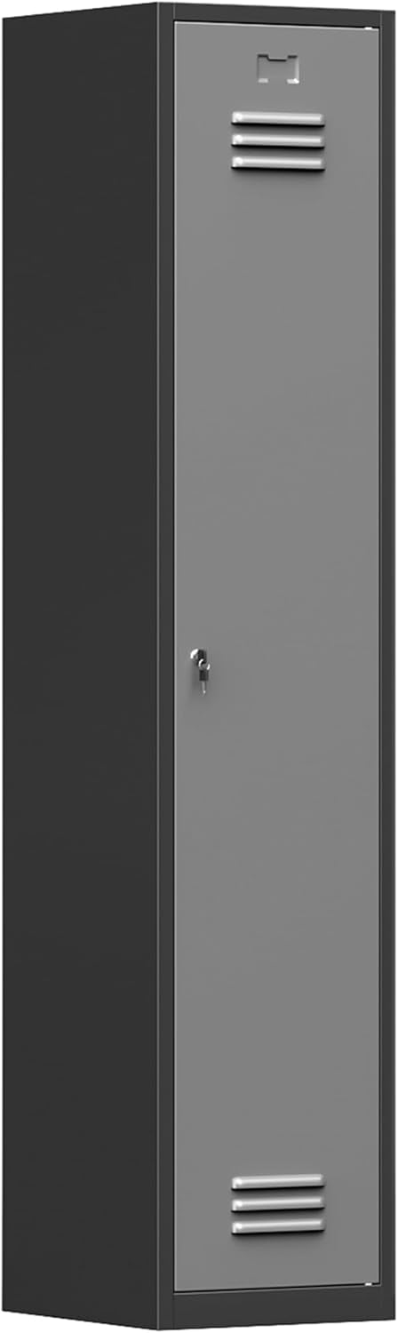 Metal Locker with Lock and Clothes Hook - Employees Storage Locker for ...