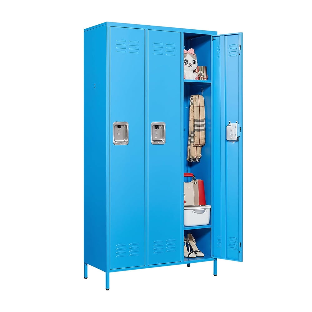Metal Lockers for Employees with Lock, Versatile Tall Employees Locker ...