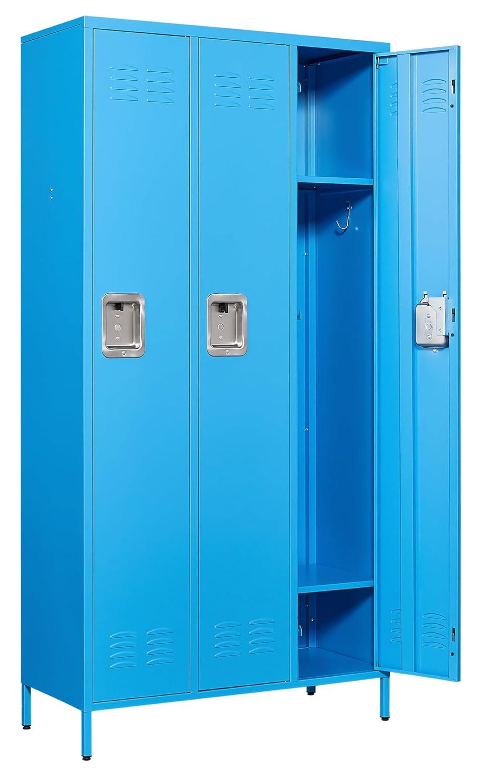Metal Lockers for Employees Steel Locker Large School Locker Metal Wall ...