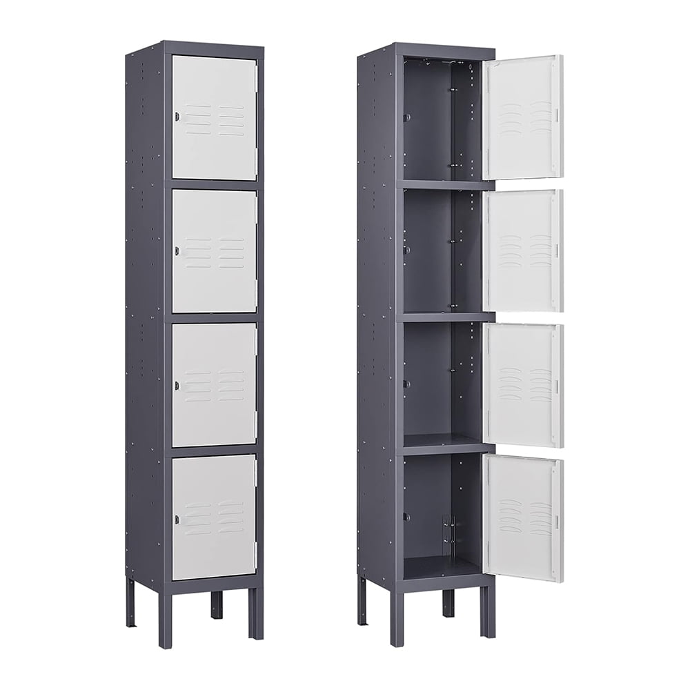 Metal Lockers with Lock, Employees Locker Storage Cabinet with 1 Doors ...