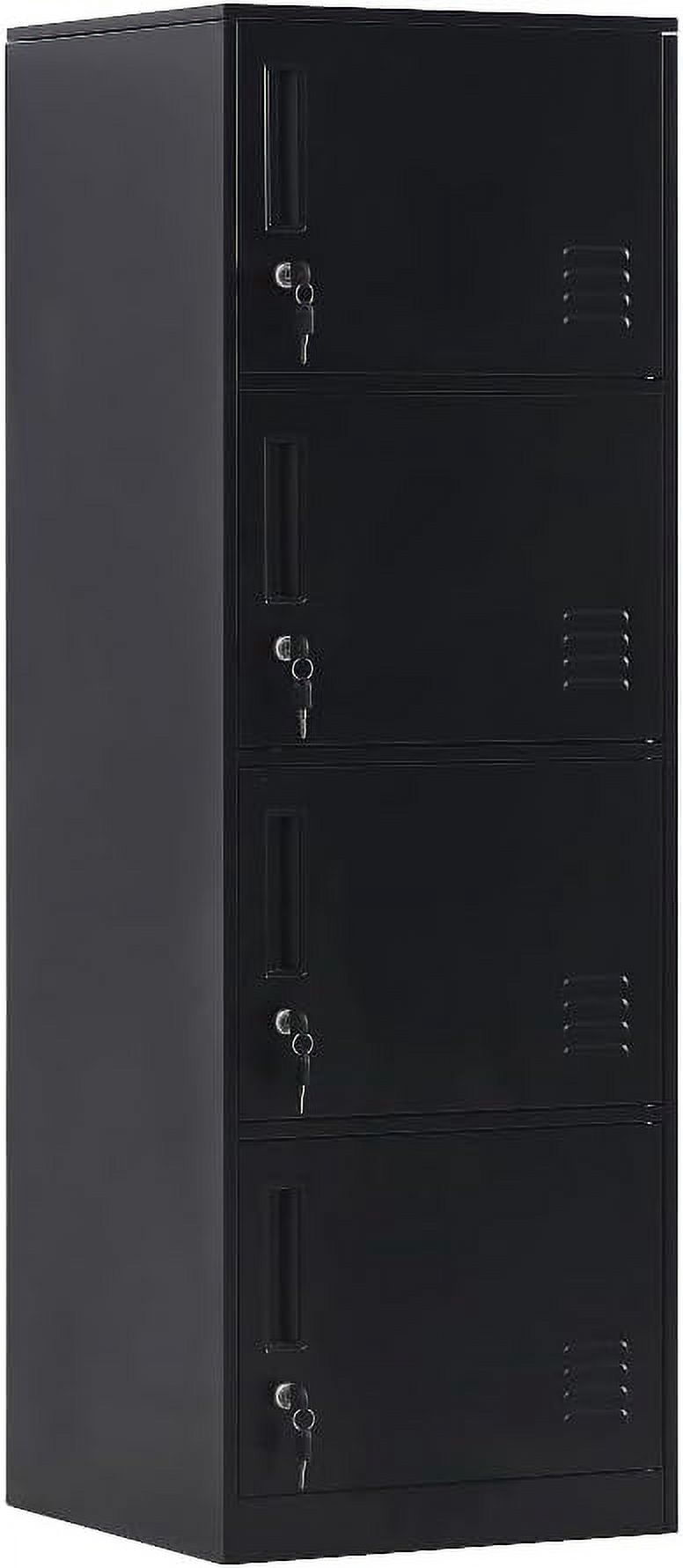 Metal Lockers for Employees,Office Storage Locker with 4 Door,Tall ...