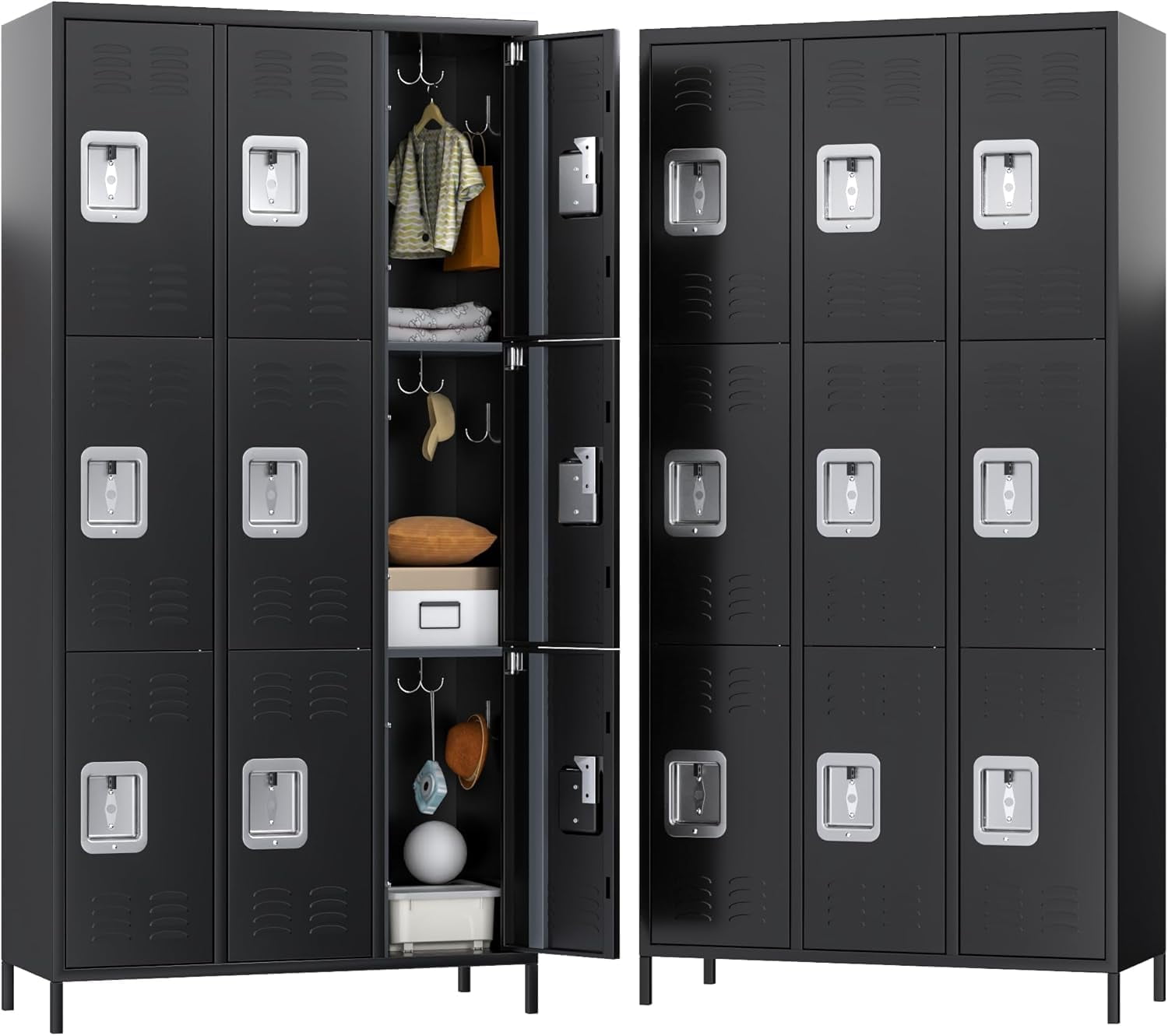 Metal Lockers for Employees School Office Gym Home lockers Storage,9 ...
