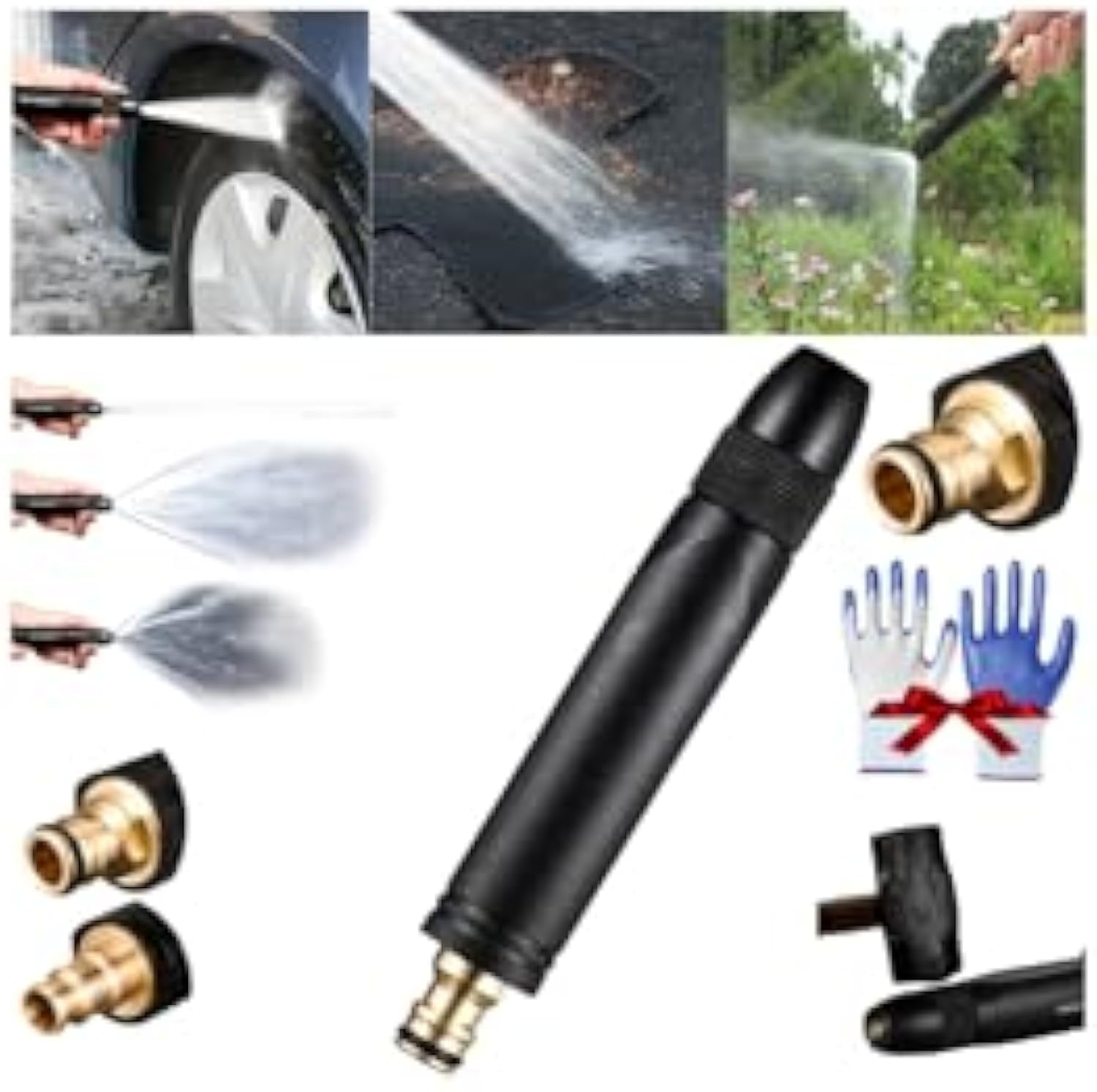 Metal Long Rod Sprinkler Nozzle Multifunctional High Pressure Hose ...