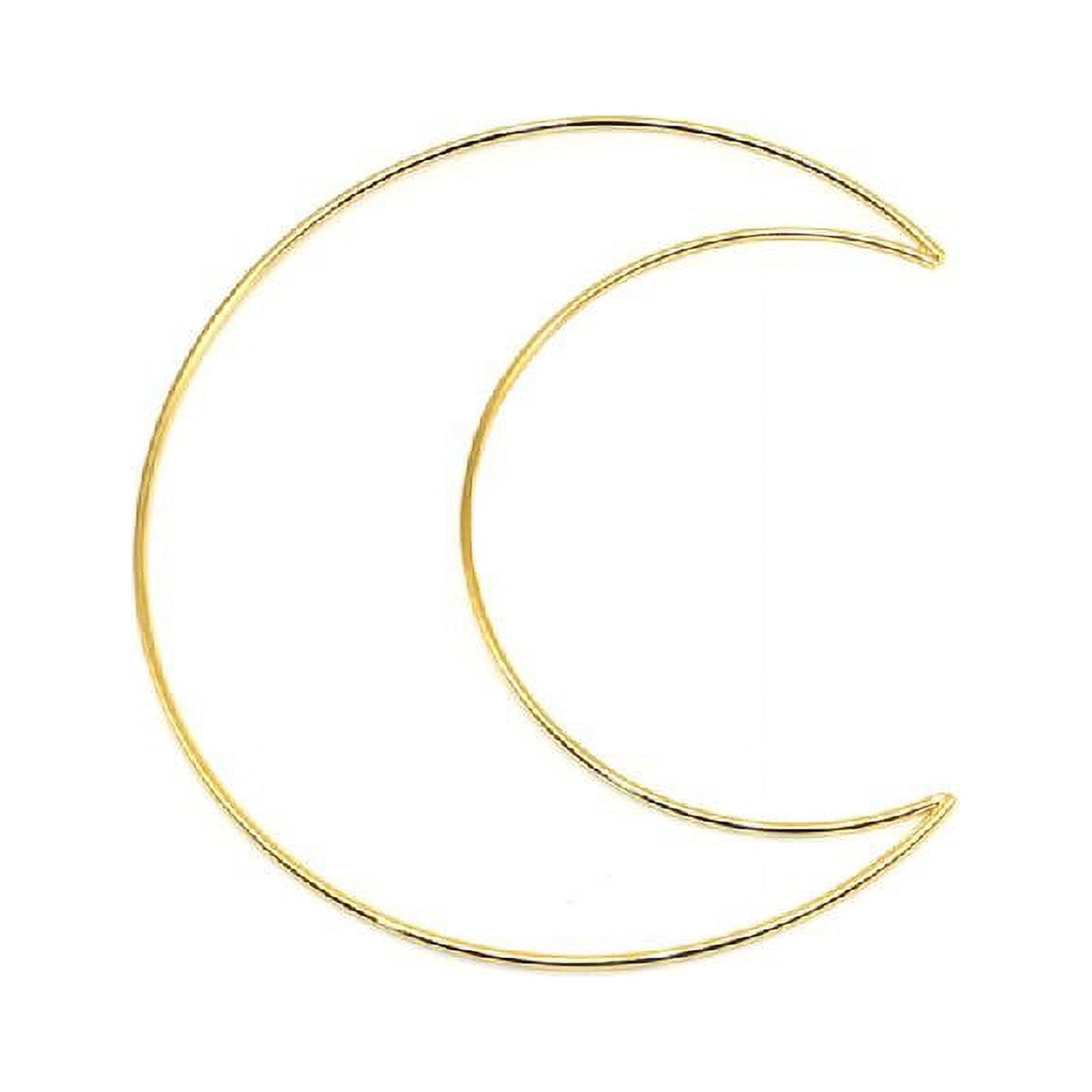 Metal Macrame Moon Hoop for Dreamcatcher Making Macrame Project DIY ...