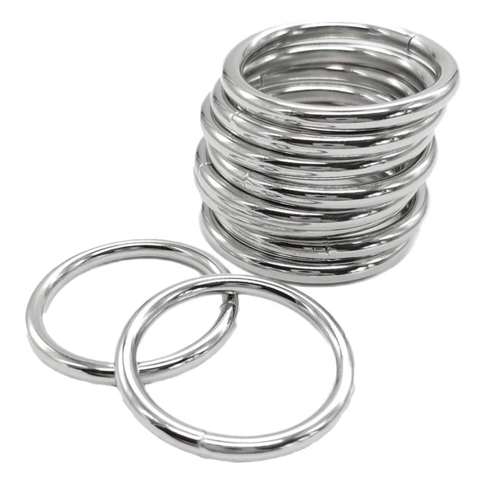 Metal Macrame Rings 2 Inch for Plant Hangers Kit 10 Pack O Buckle Craft ...