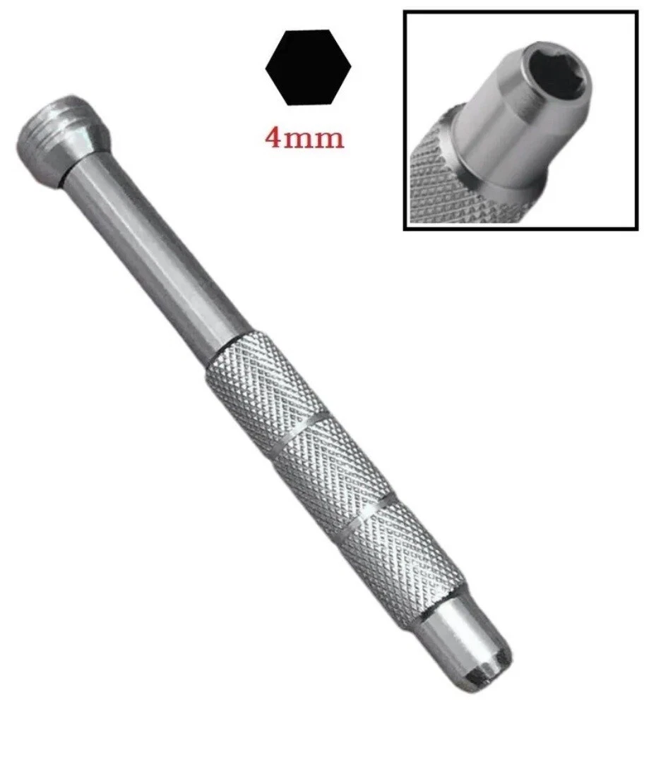 Metal Magnetic Driver Handle 3/25 Screwdriver Bit Tool For Hex 4mm ...