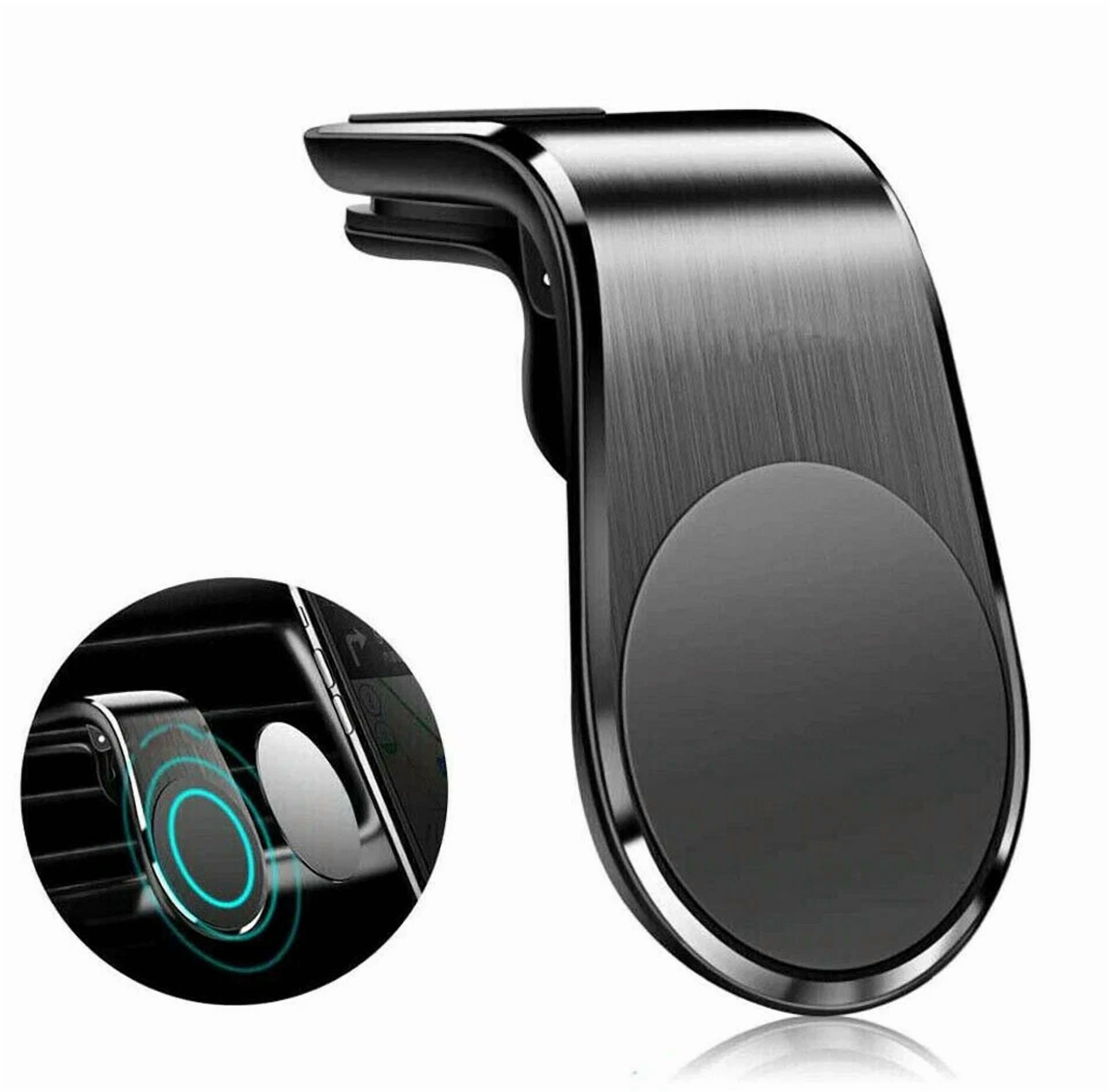 Metal Magnetic Mini L-Shape In Car Air Vent Mobile Phone Mount Holder ...