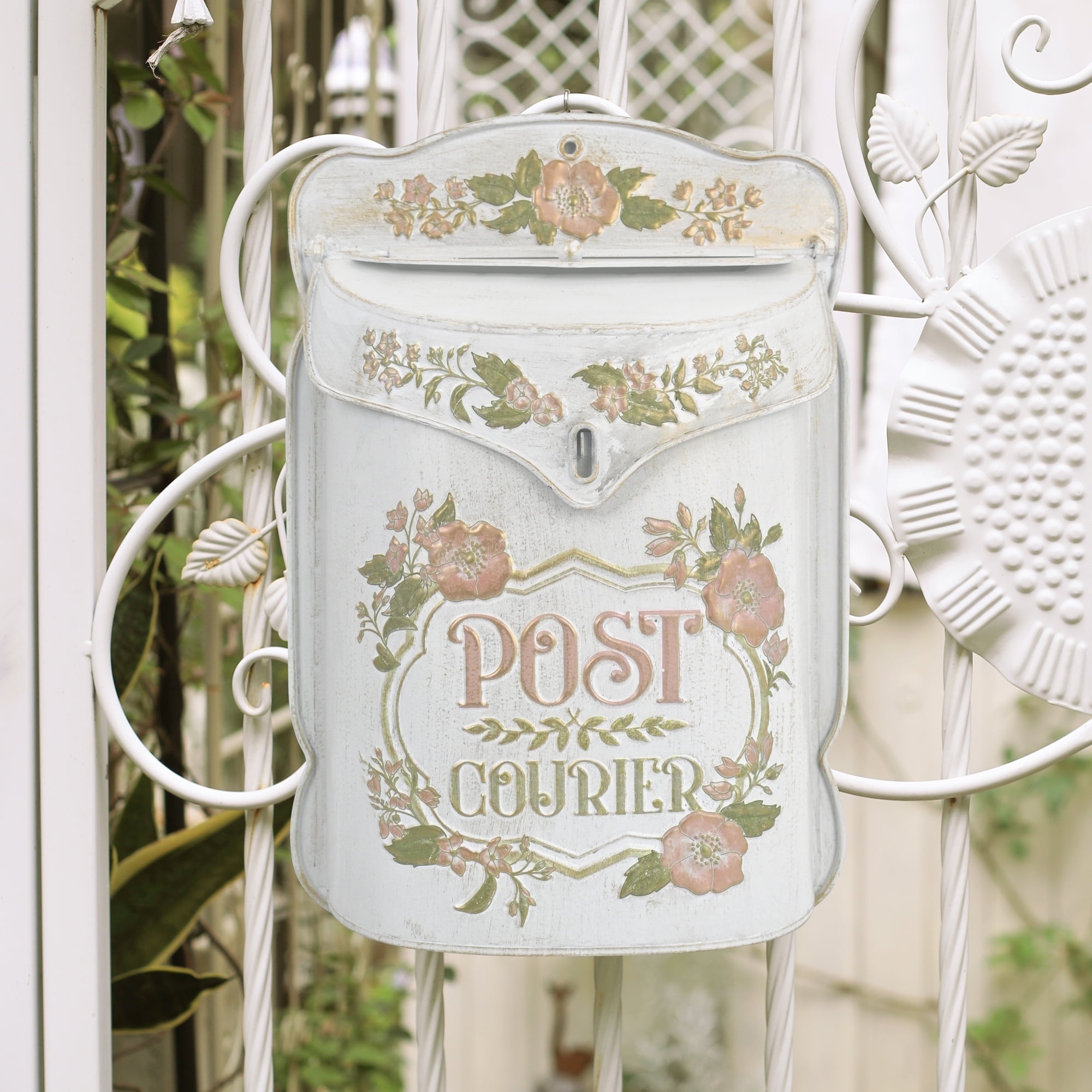 Bigfortune Mailboxes Wall Mount Outside Vintage Metal Mailboxes on Wall ...