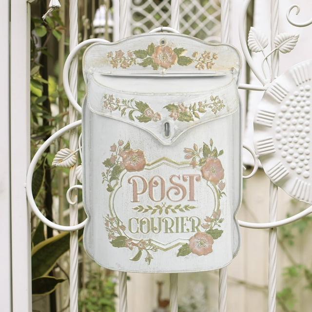 Bigfortune Mailboxes Wall Mount Outside Vintage Metal Mailboxes on Wall ...