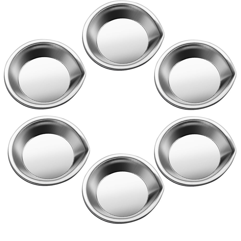 Metal Makeup Tray: 6pcs Stainless Steel Painting Color Palettes Artist ...