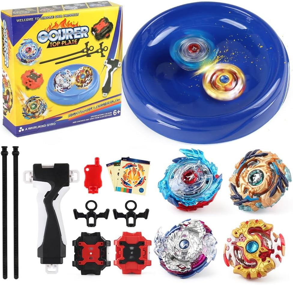 Metal Master Fusion Gyro Toys for Kids, 5 Pieces Battling Top Battle ...