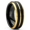 Metal Masters Mens Tungsten Ring Wedding Band Raised Brushed Finish 9mm - Walmart.com