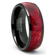 Metal Masters Mens Tungsten Ring Wedding Band Raised Brushed Finish 9mm - Walmart.com
