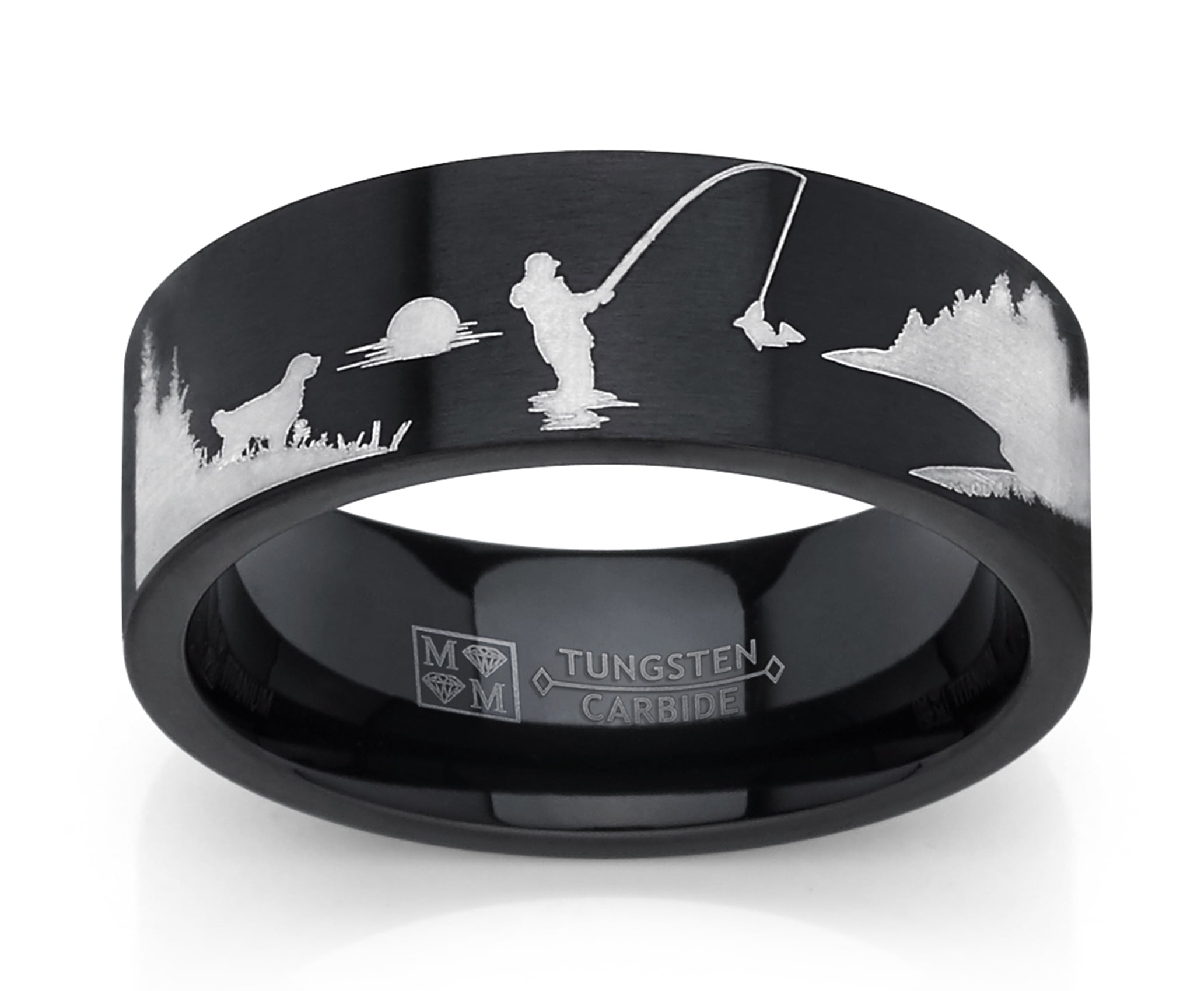 Metal Masters Mens Black Tungsten Trout Lake Fly Fishing Enthusiasts ...
